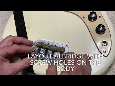 Fender Squier MusicMaster bass replacement AlBridge Parts | Reverb