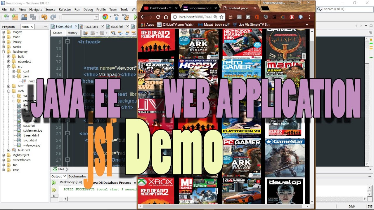 Java EE web application demo