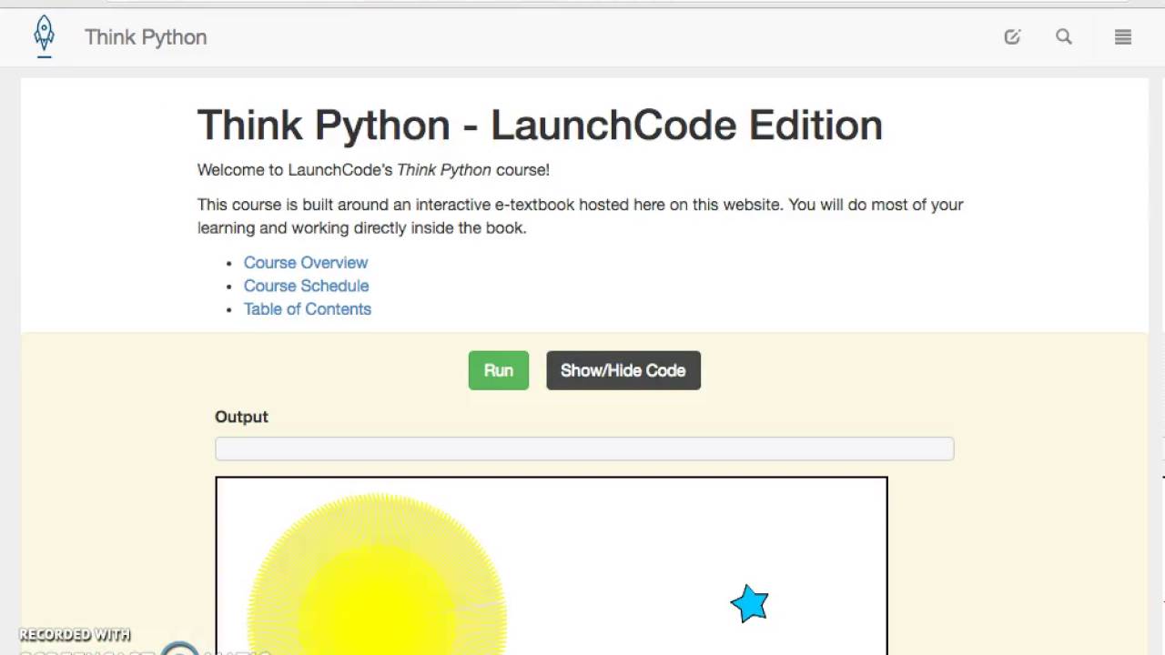 Think Python Walkthrough