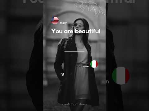Say You are beautiful in style - Italian Phrases for a #romantic Getaway #shorts #ValentinesDay