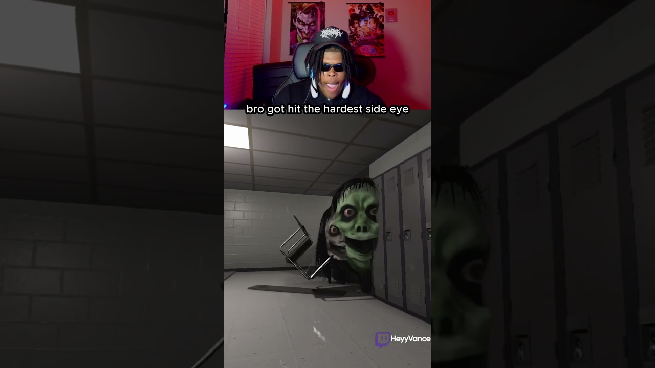 bombastic side eye 😂 (Twitch/YT: HeyyVance) #theclassrooms #horrorgaming