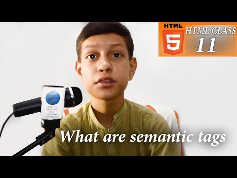 What are semantic tags in html - English | DesignerNDcode