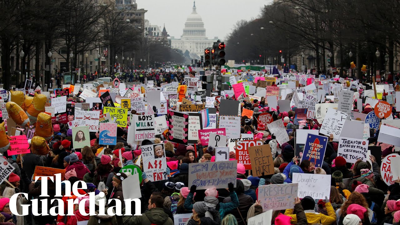 Women's March 2019: Tens of thousands take to streets across the world