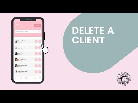 How to Delete a Client from your Client List