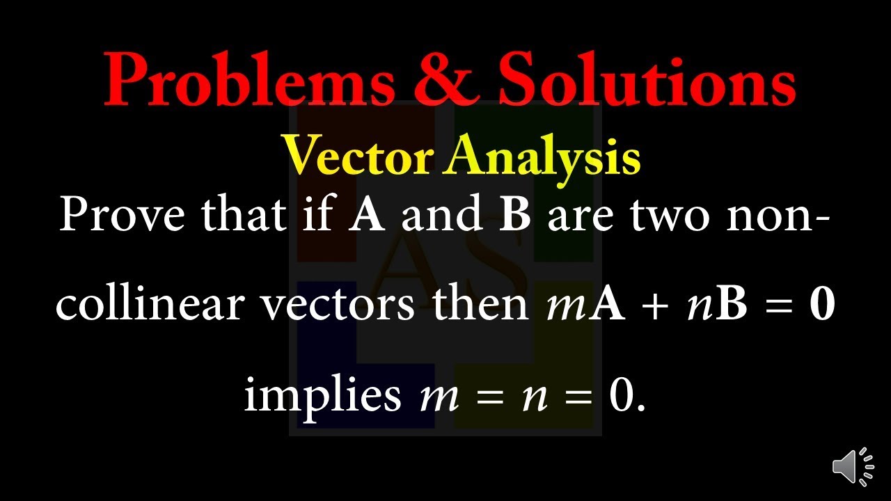 Problems & Solutions: Vector Analysis#1