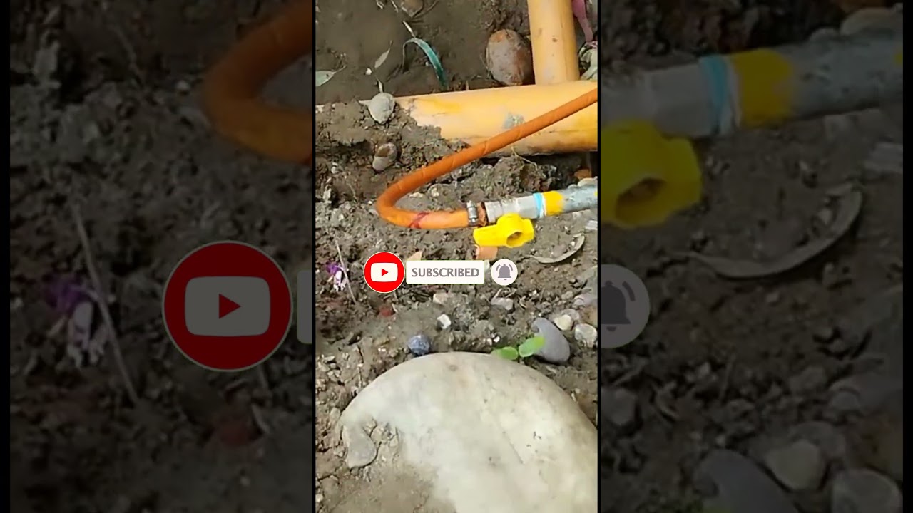 Nitrogen Filling and Purging Process for MDPE Gas Pipeline || #shorts