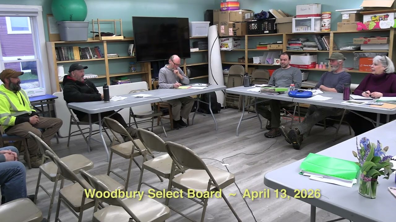 Woodbury Select Board—April 13, 2026
