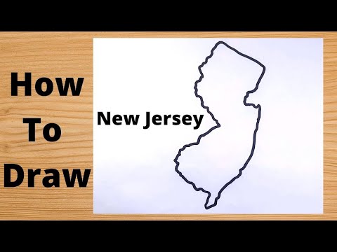 Drawing New Jersey State Map - Hidden Trick