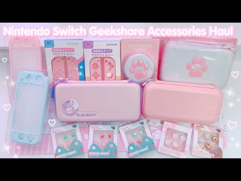 HUGE Nintendo Switch and Switch Lite Accessories Haul by Geekshare