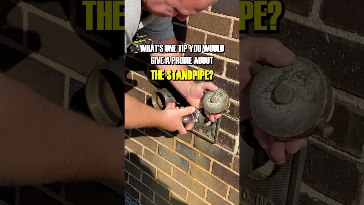 Standpipe Fire? What Does Every Probie Need to Know? #firefighter #valve #highrise