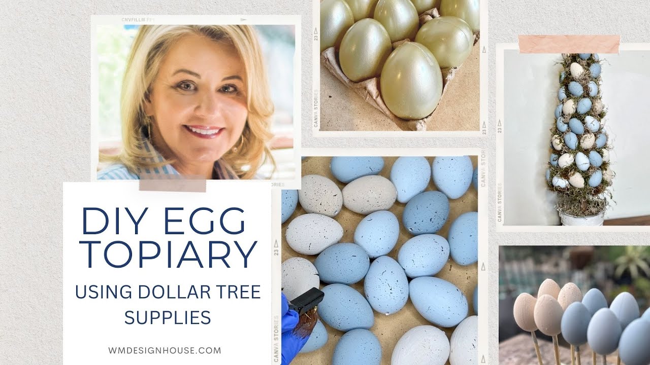 Easter Egg Topiary DIY