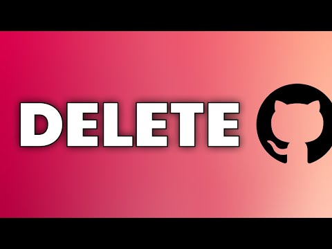 How to Delete a Repository in GitHub