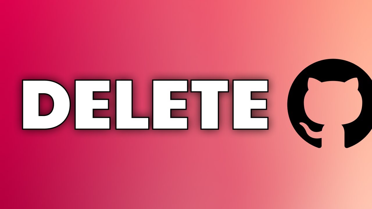 How to Delete a Repository in GitHub