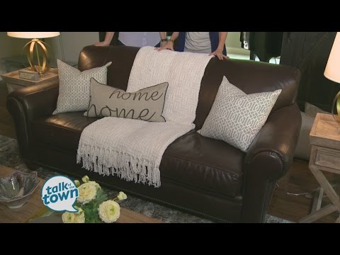 The Decorologist Kristie Barnett Showed Ways to Brighten Up a Dark Sofa