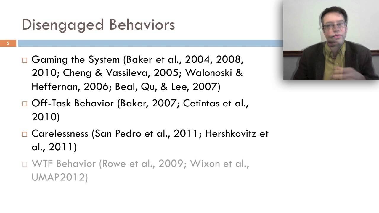 Week 6: Behavior Detection Introduction