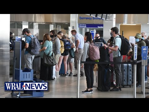 Airport delays and cancellations from CLT to RDU affect travel