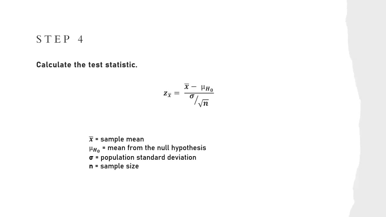 The 6 Steps of Hypothesis Testing