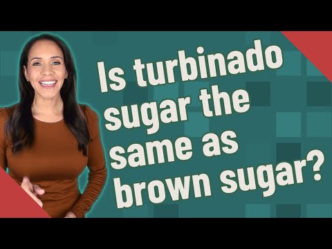 Is turbinado sugar the same as brown sugar?