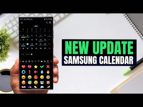Brand New Update on SAMSUNG CALENDAR App for Samsung Galaxy Phones !