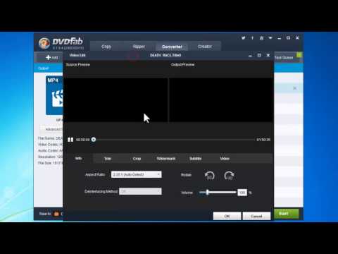 How to trim a video by using DVDFab's video trim feature?