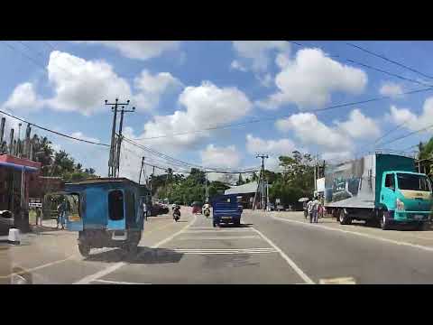 Relaxing POV Drive to Kurunegala | Scenic Roadside Views, Trees, and Paddy Fields | Sri Lanka