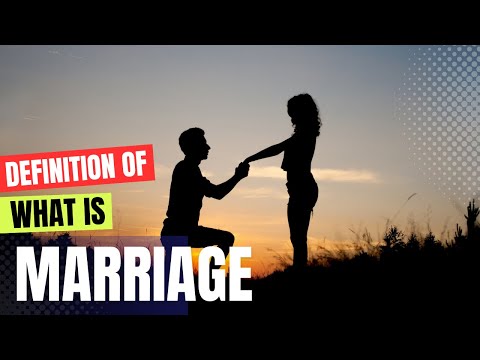 Meaning Of MARRIAGE | Definition of MARRIAGE and What Is MARRIAGE?