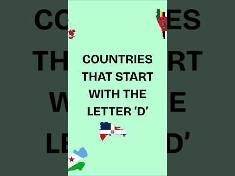 COUNTRIES THAT START WITH THE LETTER D