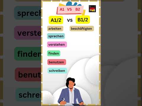 Deutsch A1 vs B2: Ein Vergleich der Sprachkenntnisse#deutschlernen #deutsch #deutschfüralle #verb