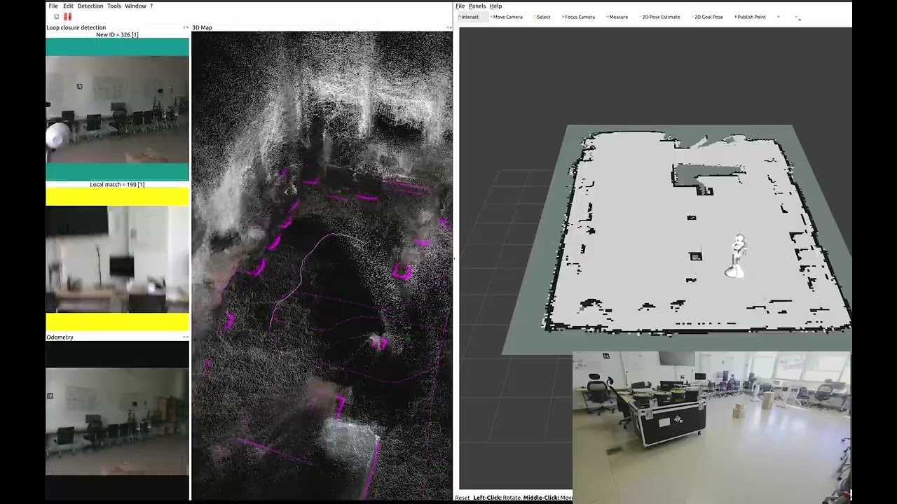 RTAB-MAP for Pepper Robot (ROS2 Humble)