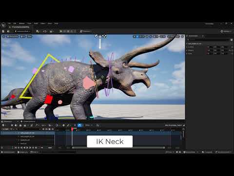 Triceratops Modular Rig Unreal Engine 5.5 – Truong CG Artist