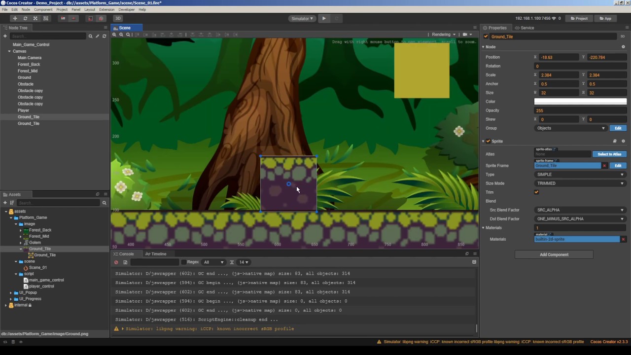 Cocos Creator - 2D Camera Follow Object