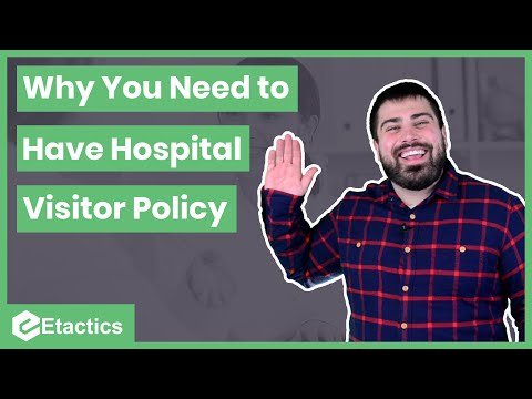 Why It's SUPER Important to Have a Hospital Visitor Policy