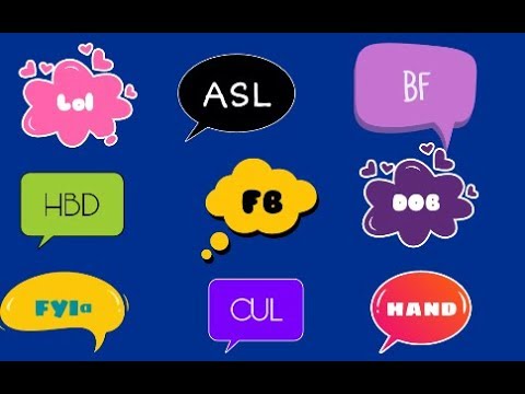 The 30 Most Common Texting Abbreviations Acronyms