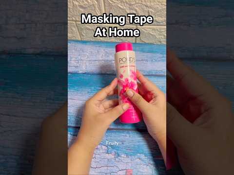 Homemade masking tape/ Amazing Hacks with powder #shorts #lifehacks #fruity