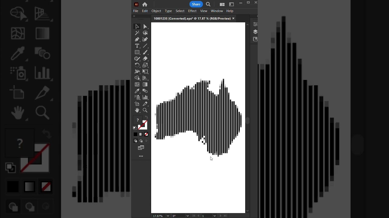 Make This Dotted Map In Illustrator!