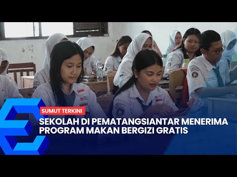 SEKOLAH DI PEMATANGSIANTAR MENERIMA PROGRAM MAKAN BERGIZI GRATIS