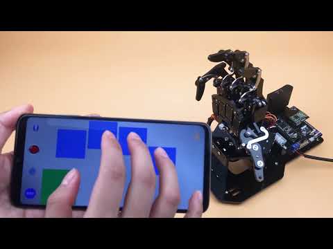 uHand2.0 Robotic Arm--Mobile App Control