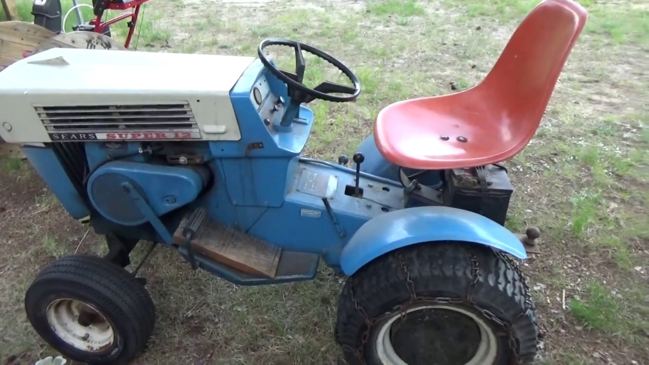 Getting Old Sears Super 12 Tractor Running