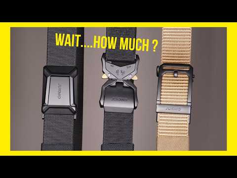 3 Awesome Tactical Belts Under $20
