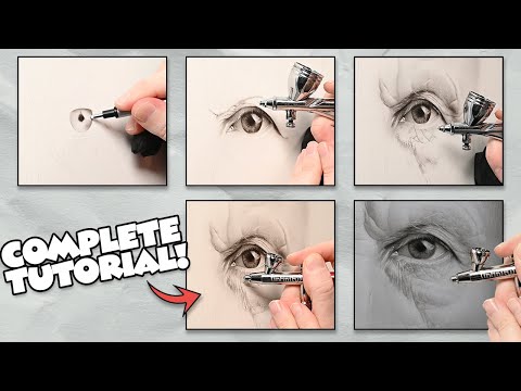 AGING EYES - An Airbrush Painting Tutorial