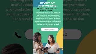 BRITISH COUNCIL SPOKEN ENGLISH COURSE DETAILS