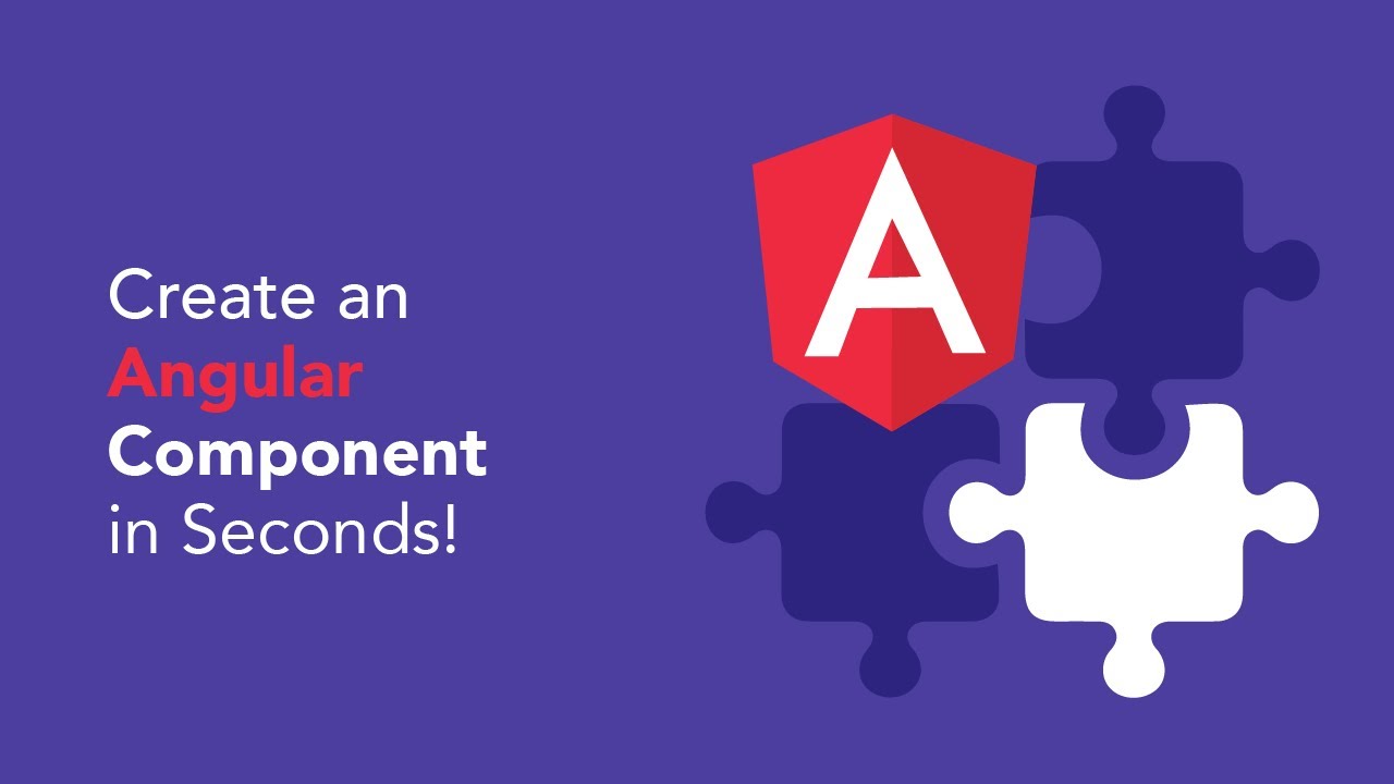 Create an Angular Component in Seconds