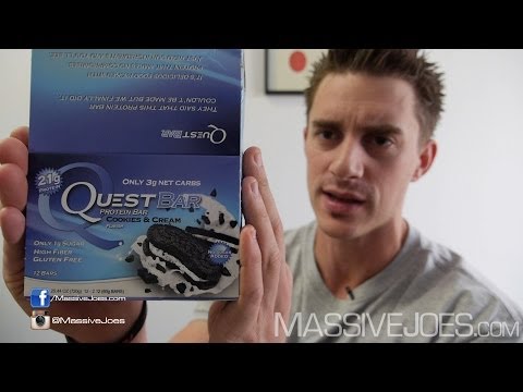 Quest High Protein Bar Video Review - MassiveJoes.com RAW REVIEW Quest Nutrition Bars
