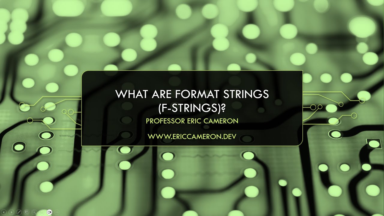 What are Python format strings (f-strings)?