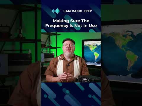 How do I know if the frequency is clear? #hamradio #shorts
