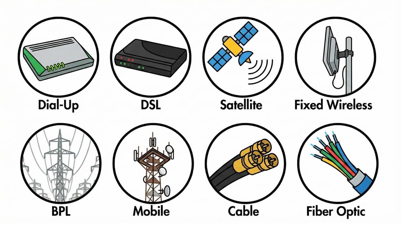 Every Type of Internet Connection Simply Explained