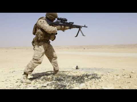 M240 Bravo Standing Shoulder Fire