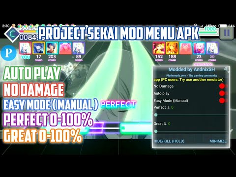 Project Sekai Colorful Stage Feat Hatsune Miku EN & JP Mod Menu Apk - Auto Play 100% All Perfect