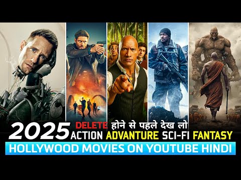 Top 10 Best Hollywood Movies On YouTube in Hindi | Hollywood Action Adventure Movies in Hindi 2025