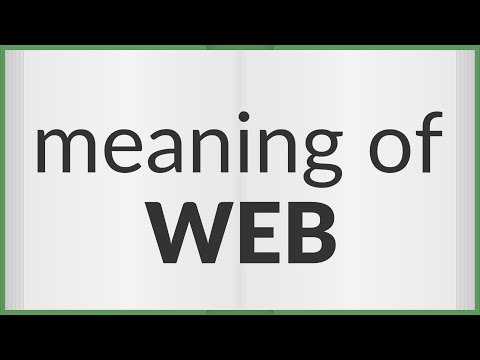Web | meaning of Web